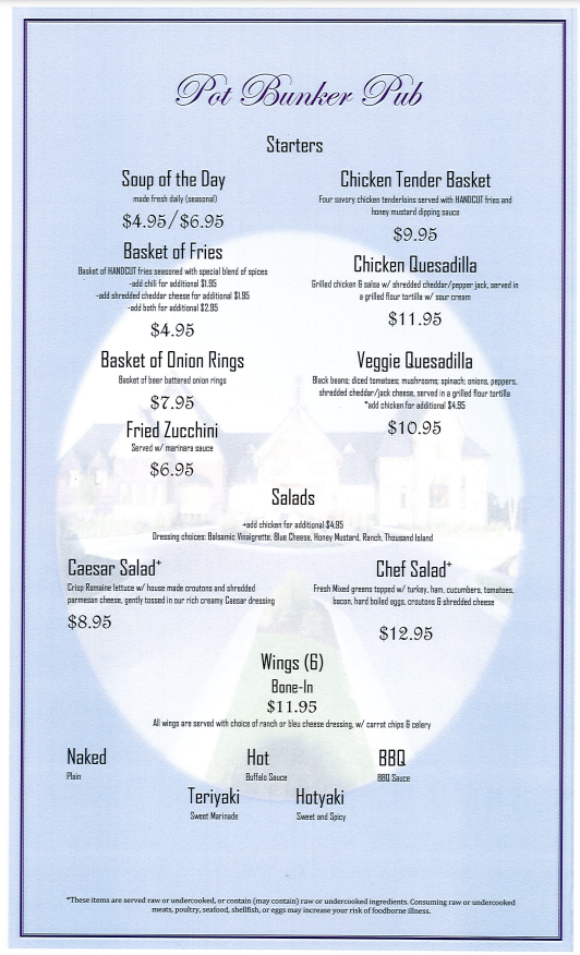 Pot Bunker Pub - Thistle Golf Club