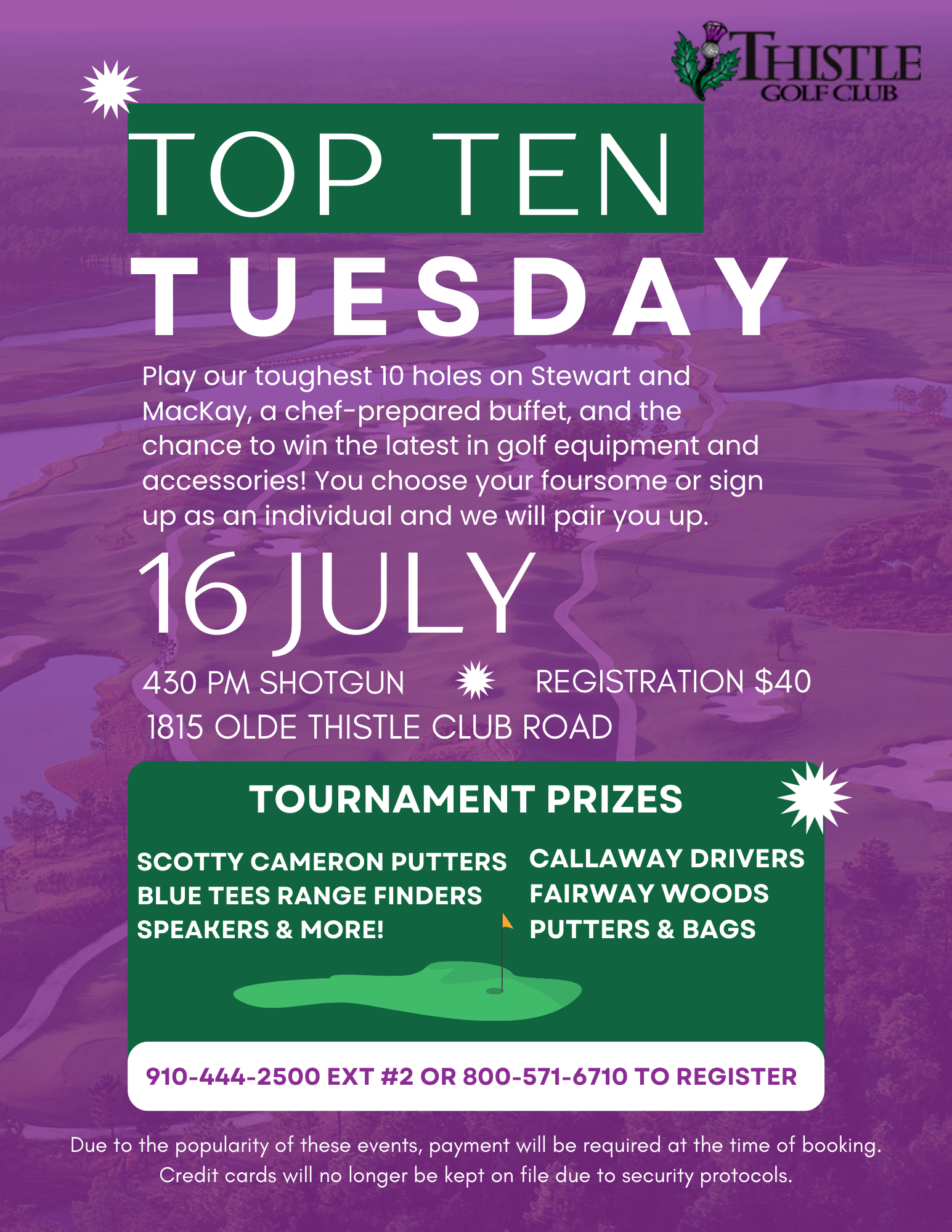 Events - Thistle Golf Club